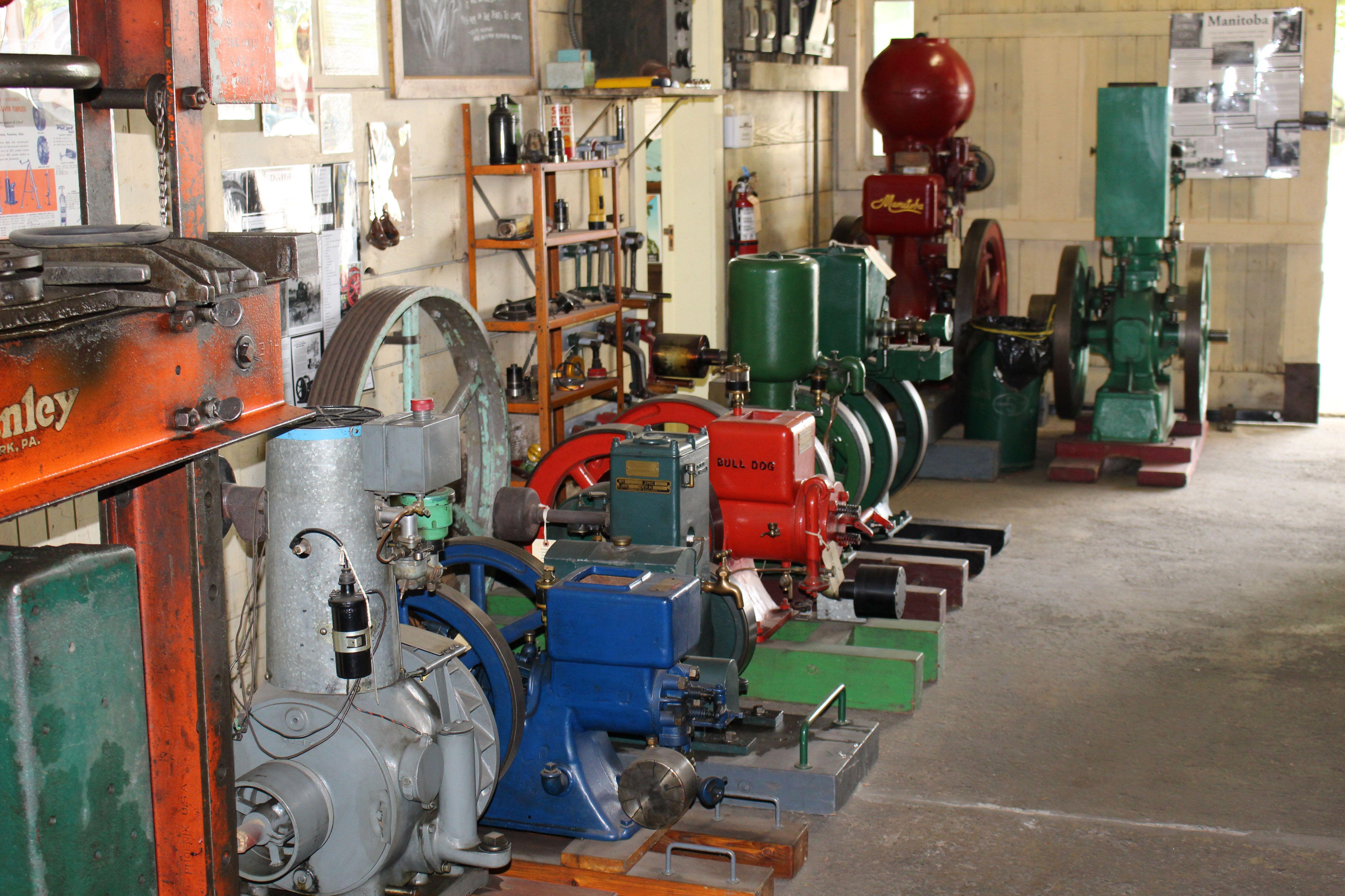 Engines at the Hoffmann Site | Pitt Meadows Museum